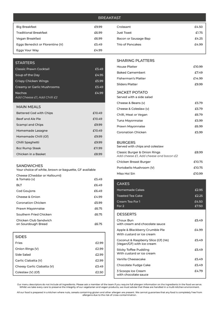 PP-Black Boy-A4 2pp Main Menu-RP-page-1 - The Lady Elizabeth